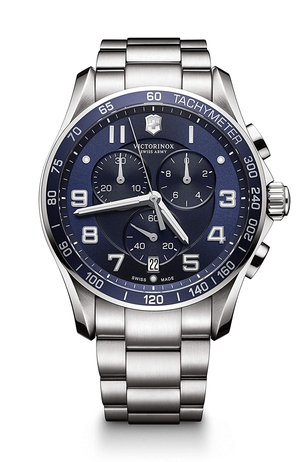 Victorinox Chrono Classic Chronograph Blue Dial 45mm Men's Watch